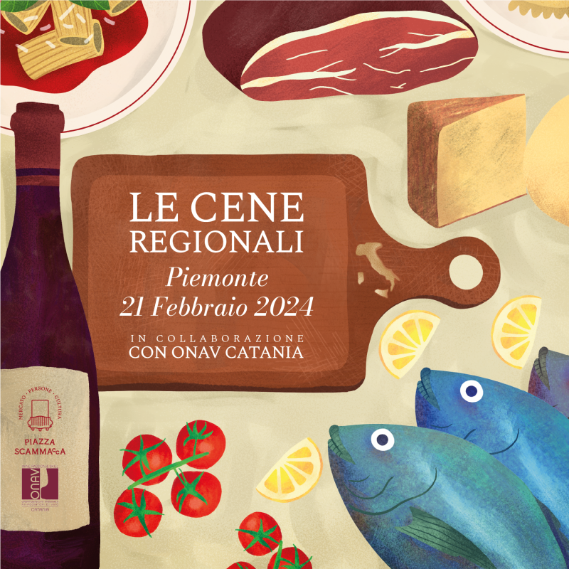 Le cene regionali - Piemonte - Piazza Scammacca